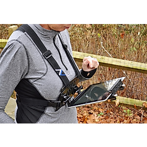 READYACTION Office Pro XL- Chest Harness for iPad Pro (12.9") and Similar XL Tablets