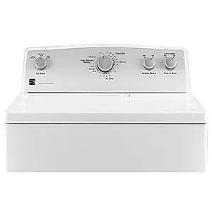 Kenmore 29" Front Load Electric Dryer with Wrinkle Guard and 7.0 Cubic Ft. Total Capacity, White
