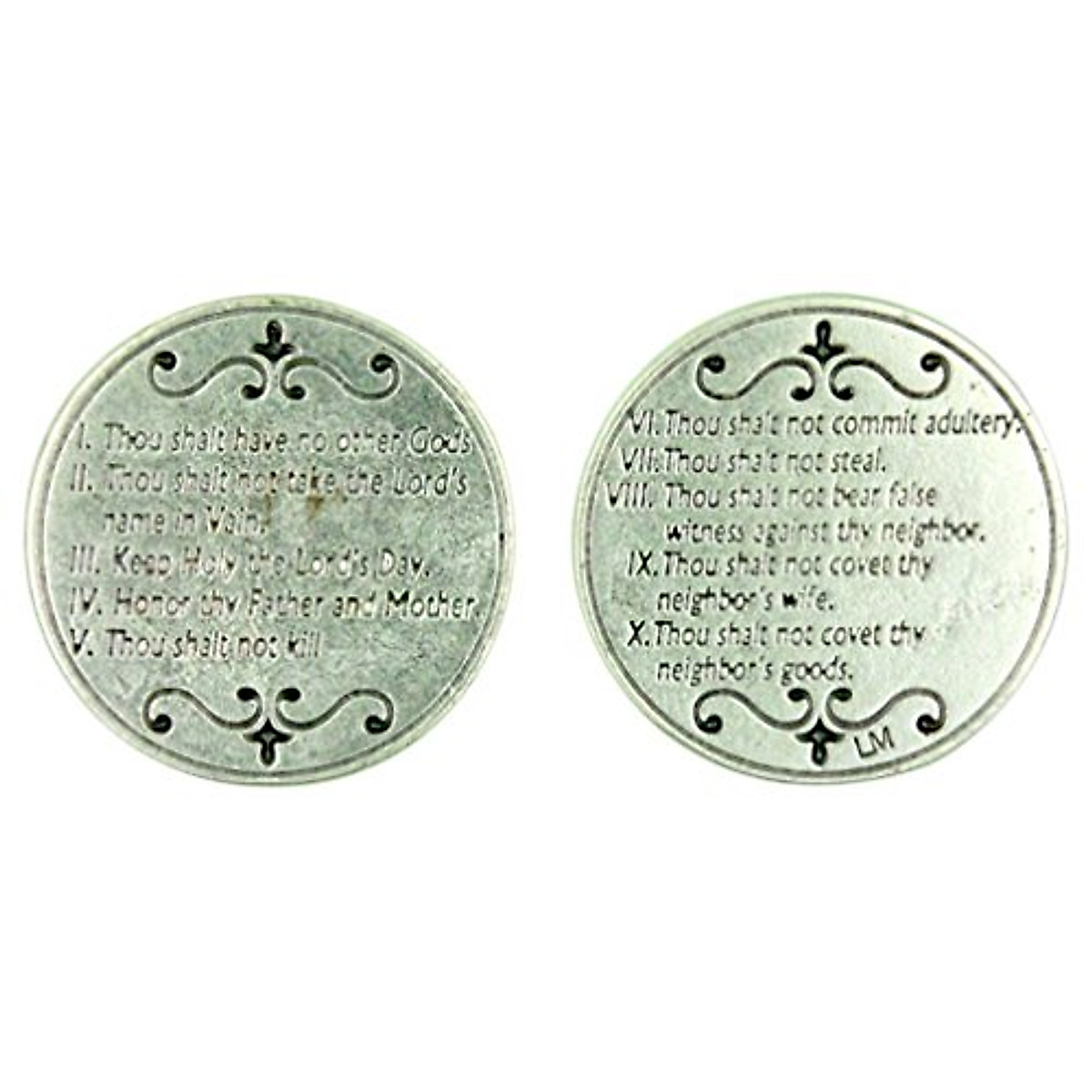 Christian Biblical Principles The 10 Commandments Devotional Pocket Token