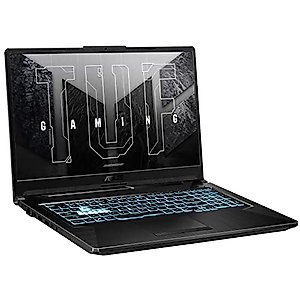 ASUS TUF Gaming A17 17.3" Full HD 144Hz Gaming Notebook Computer, AMD Ryzen 5 4600H 3GHz, 8GB RAM, 512GB SSD, NVIDIA GeForce GTX 1650 4GB, Windows 11 Home, Graphite Black