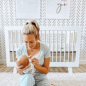 Newton Baby Crib Mattress - Waterproof Infant & Toddler Mattress, Baby Bed Mattress for Crib, Dual-Layer, Safe, Breathable & Washable Crib Mattress from Cover to Core, Deluxe 5.5 Inch-Cushion, White