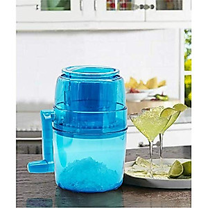 Portable Hand Crank Ice，Ice Chopper Mini Portable Ice Machine Domestic Ice Crusher for Children