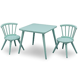 Delta Children Windsor 2 Chair, 3 Piece Set, Aqua