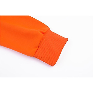 GSVIBK Womens Halloween Sweatshirts Halloween Pumpkin Face Long Sleeve Sweatshirts Off Shoulder Halloween Shirts 97-Orange XL