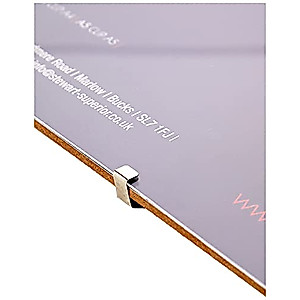 SECO, CLIPA3 - Clip Frame for Pictures and Posters, Landscape Or Portrait Format, Perspex Safety Glass A3 Size