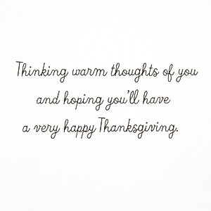 Hallmark Pack of Thanksgiving Cards, Close in Thought and Heart (10 Cards with Envelopes)