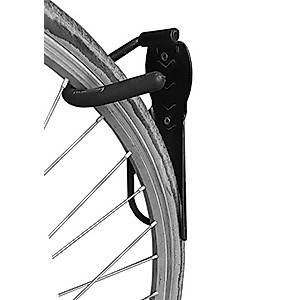 2PCS Bike Rack Garage Wall Mount Bikes Hanger Storage System Vertical Bike Hook for Indoor Shed - Easily Hang/Detach - Heavy Duty Holds up to 65 lb With Screws Black By Vilobyc