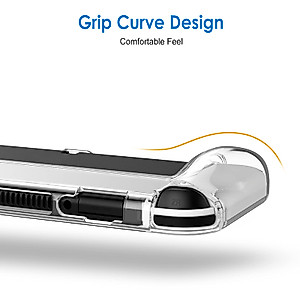 JETech Protective Case for Nintendo Switch (OLED Model) 7-Inch 2021 Release, Grip Cover with Shock-Absorption and Anti-Scratch Design, HD Clear