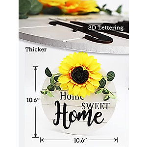 Wood Bead Garland with Tassels, Welcome Sign for Front Door