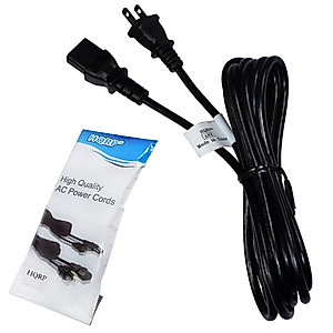 HQRP 10ft AC Power Cord Compatible with Definitive Technology ProSub 600 800 1000 Subwoofer Mains Cable