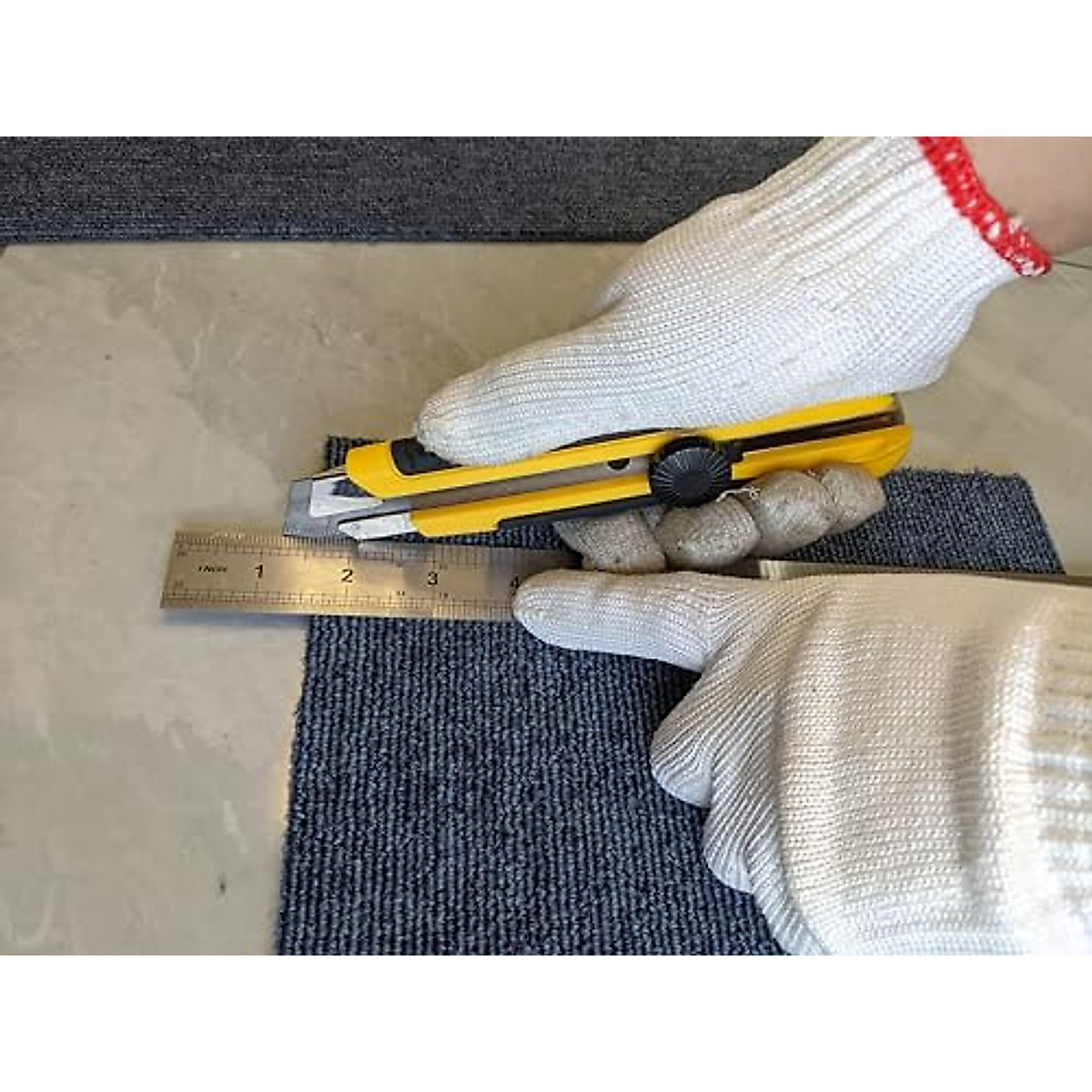 FeiLyKi 25MM Box Cutter Carpet knife Heavy Duty Utility Knife Ratchet Lock,9MM Aluminum alloy Exacto Knife Retractable,2Pack SK5 Snap Off blades-2061