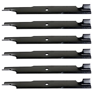 USA Mower Blades U13276BP (6) High-Lift for Ariens 08979600 Toro 105-7718 108-1123 Length 20-1/2 in. Width 2-1/2 in. Thickness .250 in. Center Hole 5/8 in. 60 in. Deck