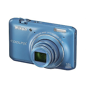 Nikon COOLPIX S6400 16 MP Digital Camera with 12x Optical Zoom and 3-inch LCD (Blue)