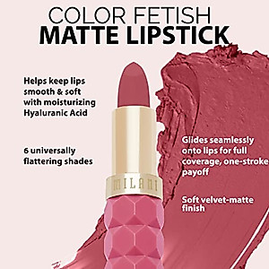 Milani Color Fetish Matte Lipstick (Fleur)