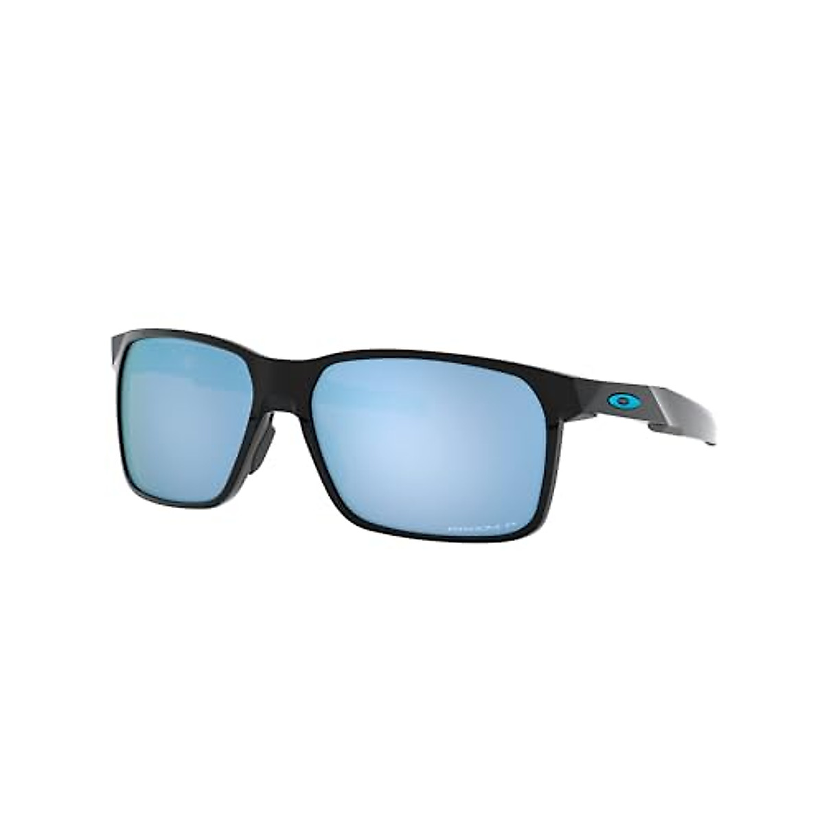 Oakley Men's Oo9460 Portal X Rectangular Sunglasses, Polished Black/Prizm Deep Water Polarized, 59 mm