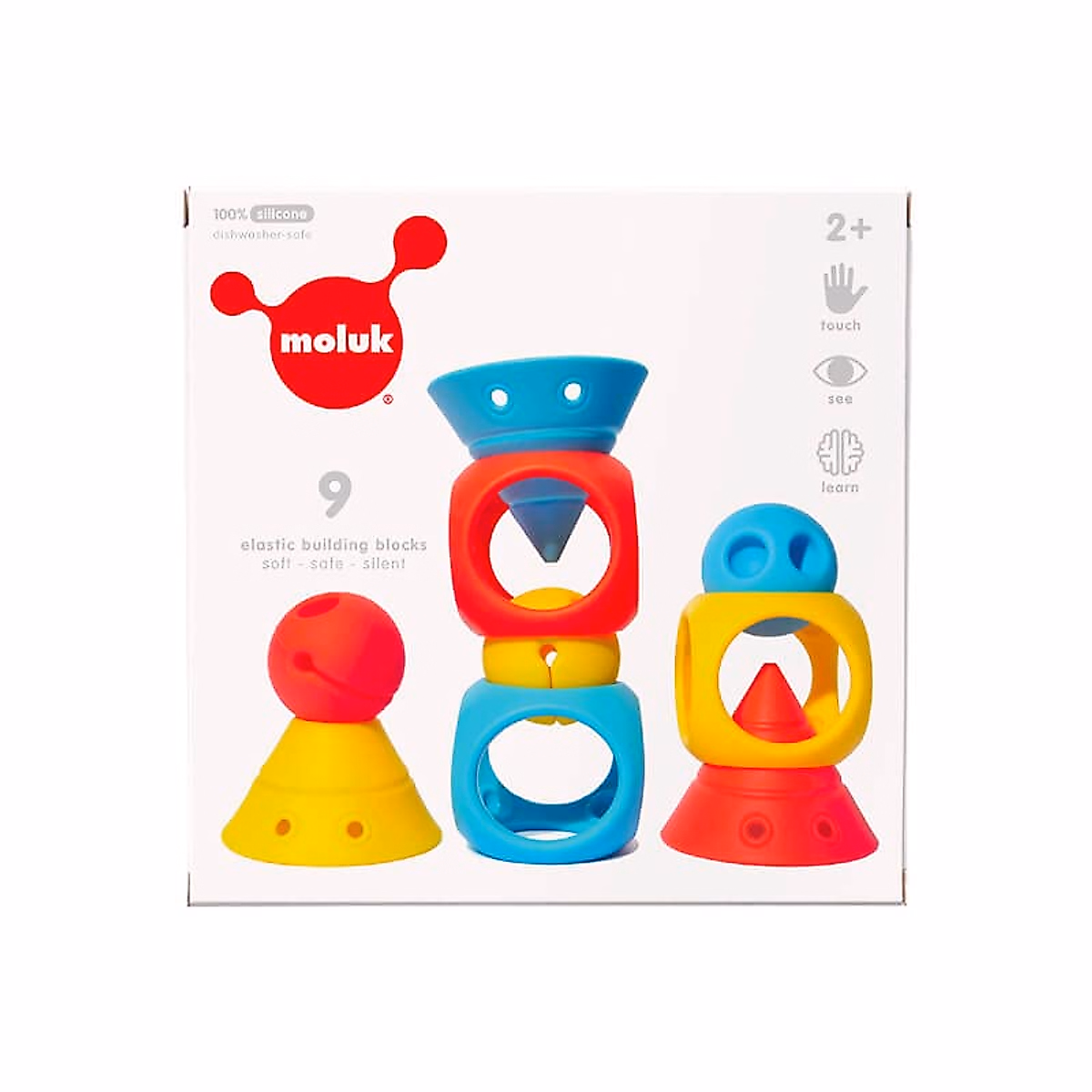 Fat Brain Toys Building Genius by MOLUK - Primary - Open-Ended Creative Play, Preschool