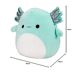 Squishmallows Official Kellytoy Plush 16'' Anastasia The Axolotl- Ultrasoft Stuffed Animal Plush Toy