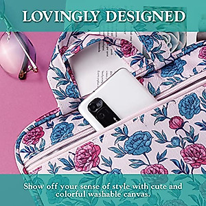 Bible Cover for Girls - 11 x 8 x 2.5 Inch Large Size Bible Carrying Case/Bible Bag/Scripture Book Holder for Women