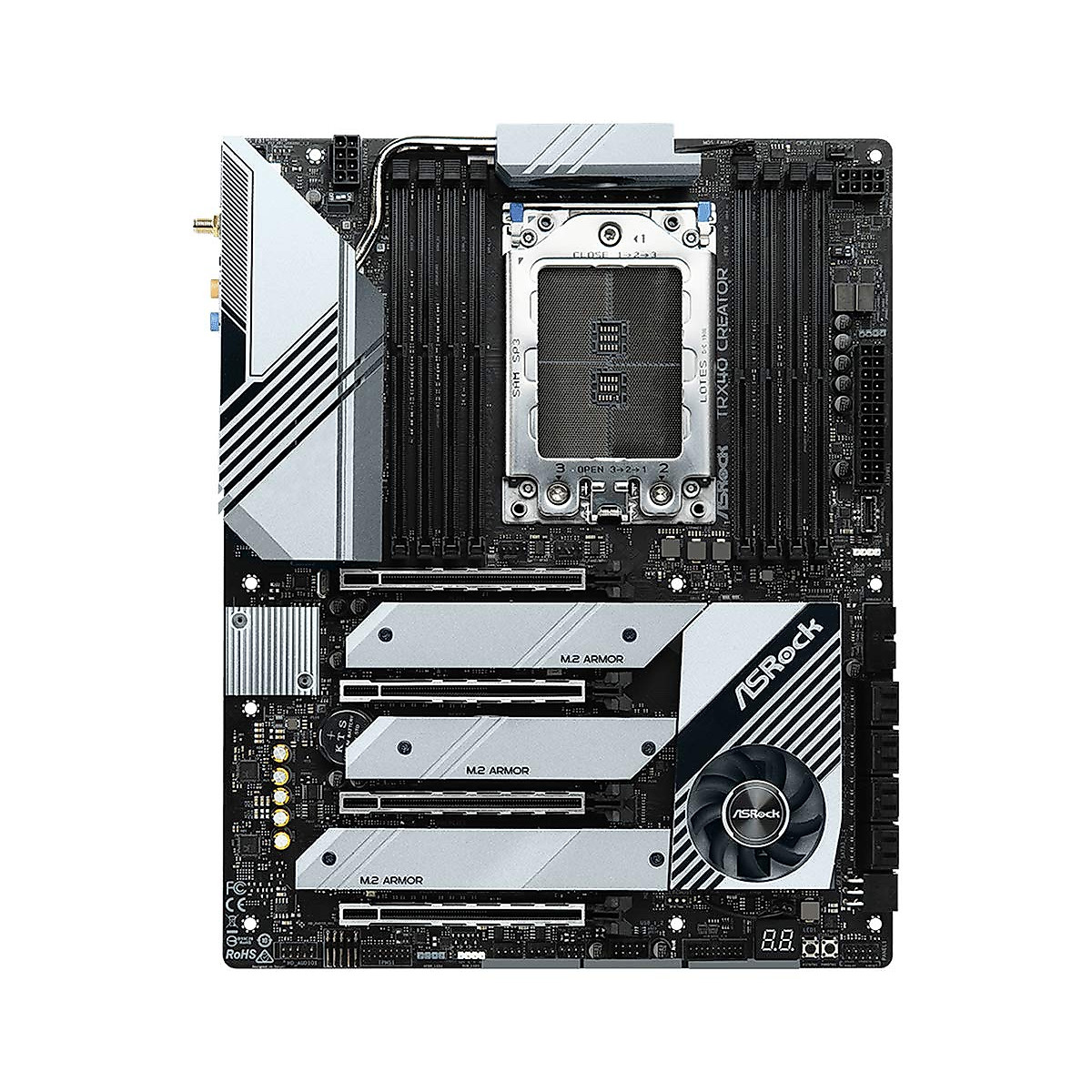 ASRock MB TRX40 Creator AMD Ryzen Threadripper sTRX4 TRX40 Max256GB DR4 ATX