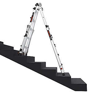 Little Giant Ladders, Epic, M22, 22 foot, Multi-Position Ladder, Aluminum, Type 1A, 300 lbs weight rating, (16822-818)