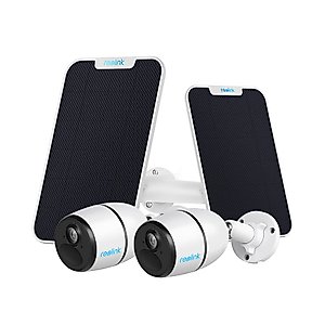 REOLINK 2 Pack Go Plus Celluar Security Camera Bundle with Solar Panel