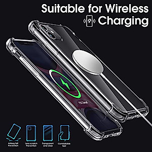 Migeec for iPhone 11 Clear Case Shockproof Anti-Scratch Phone Cases 6.1 inch