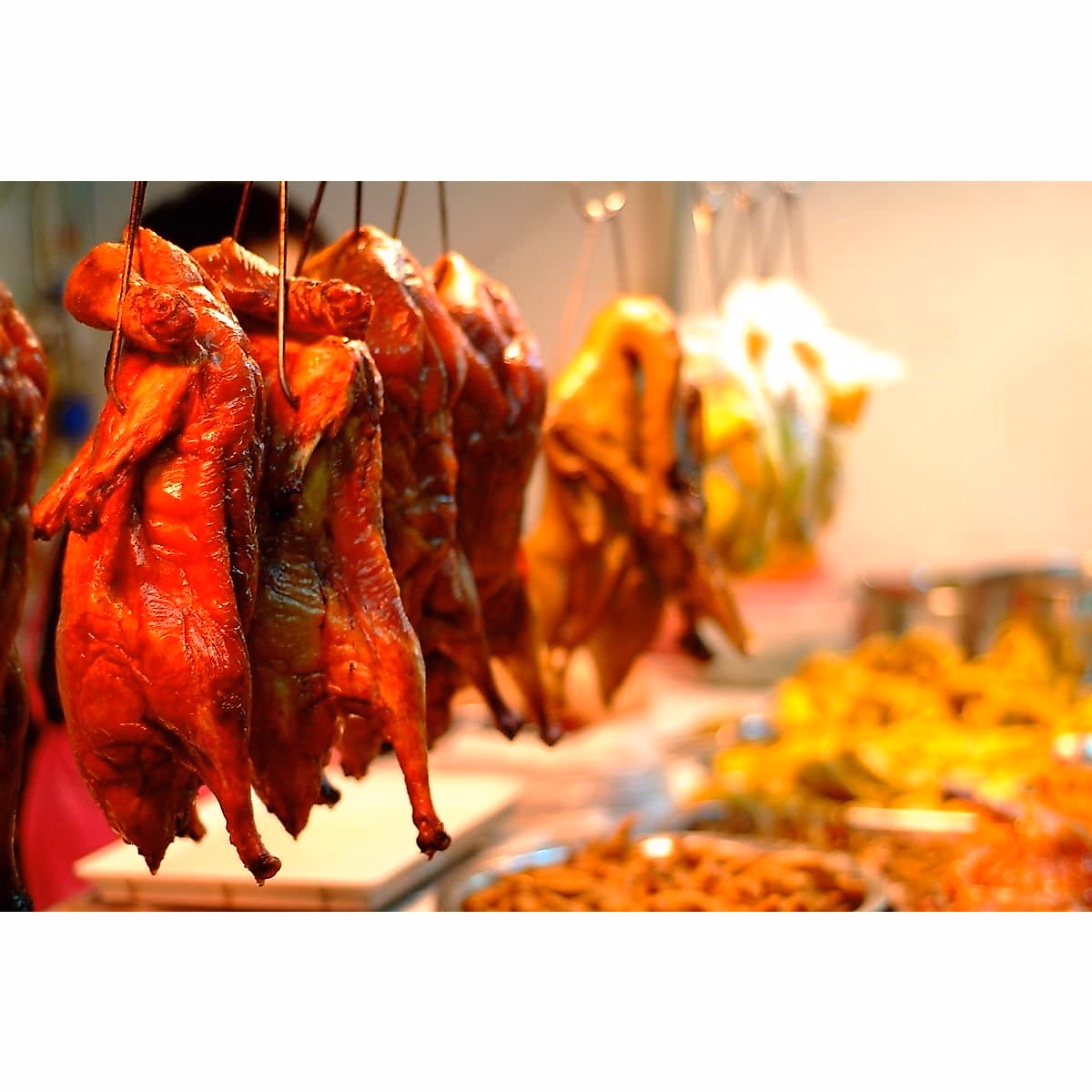 Alele 8PCS 11-inch Double Meat Hooks, Stainless Steel Meat Hook Roast Duck Bacon Shop Hook BBQ Grill Hanger Cooking Tools Accessories for Peking Duck