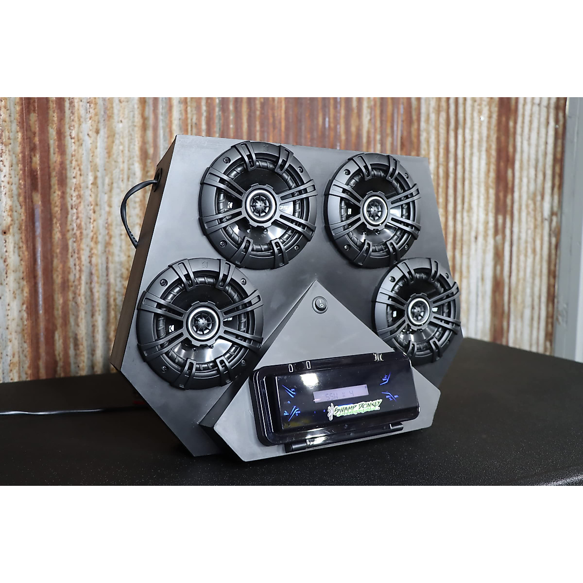 SD 2SBT4B2 -Polaris RZR BT Stereo System UTV Side by Side (4-5.25" Marine Speakers)