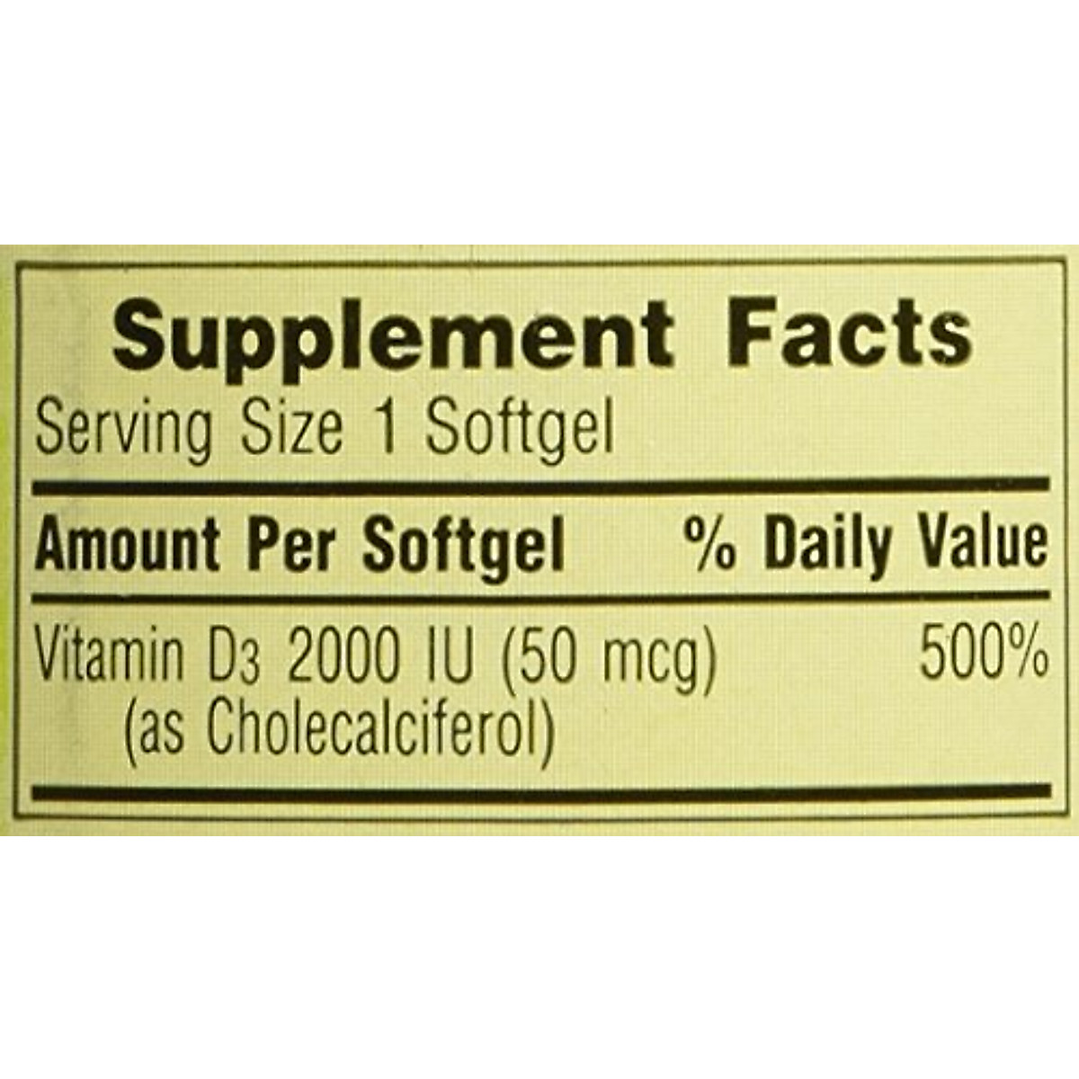 Spring Valley Twin Pack Vitamin d3 2000I.U. Immune Health/Bone Health, 200 so.