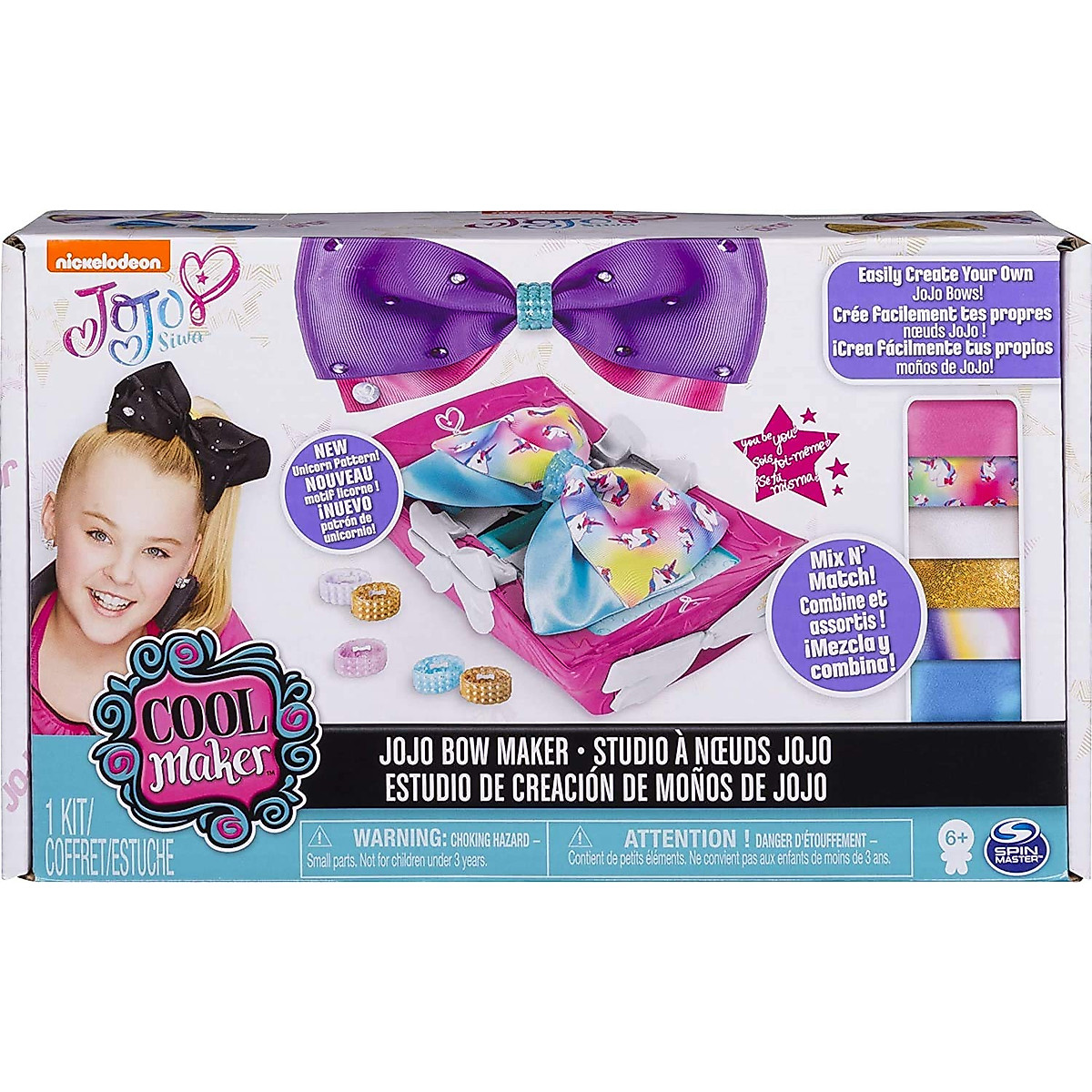 Cool Maker Ultimate JoJo Siwa Bowmaker Bundle - Unicorn and Rainbow Bowmaker w/ Bowmaker Accessory Pack