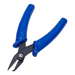 Beadthoven Split Ring Opening Pliers Tweezers Opener Tools Jewelry Making Tools Jump Ring Jewelry Pliers for Opening Split Ring or Key Chain Gunmetal Color 140mm