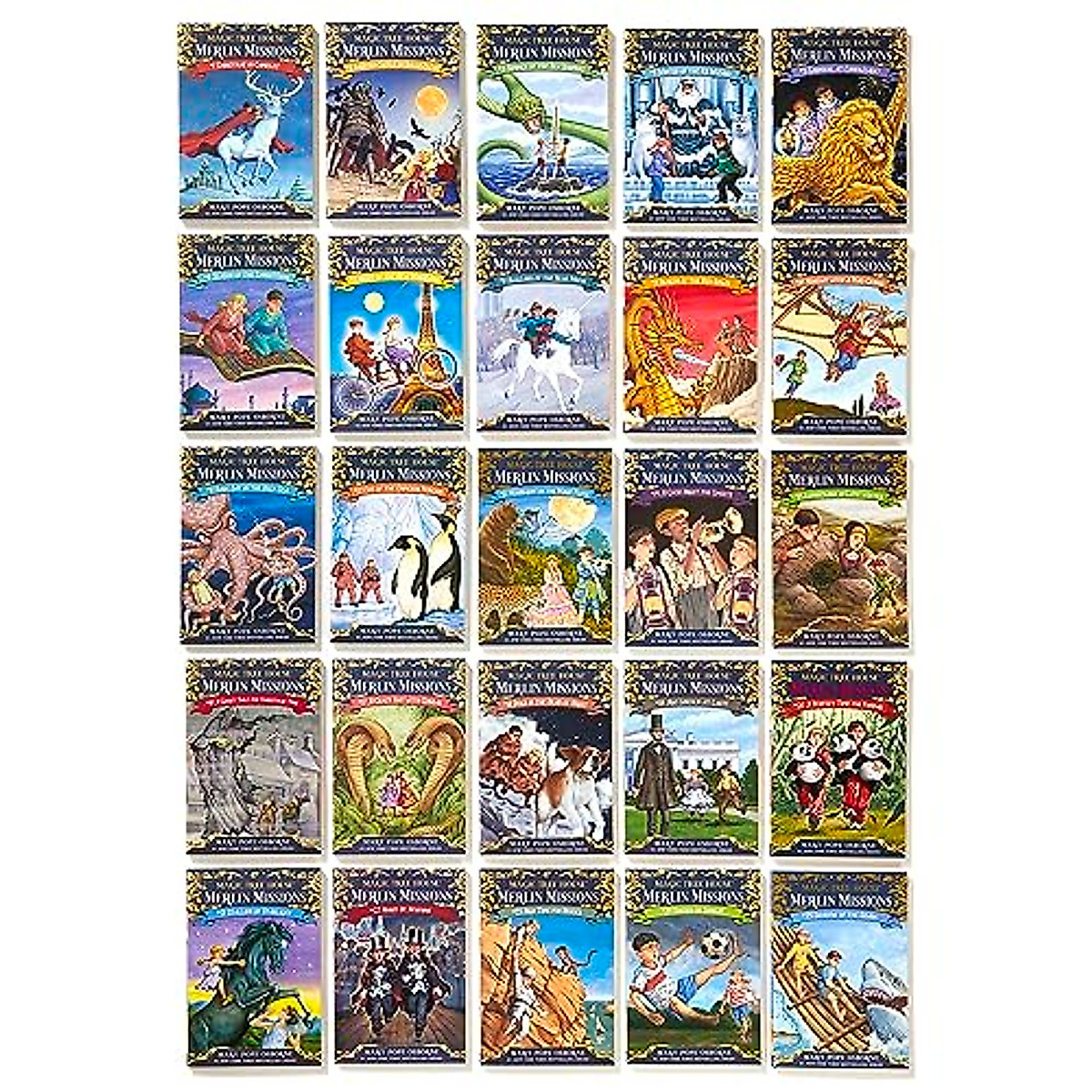 Magic Tree House Merlin Missions Books 1-25 Boxed Set