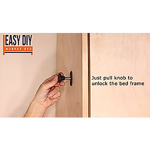 Murphy Bed Cabinet Lock Mechanism is specifically Designed to Lock The Bed Frame on Any Compatible Murphy Bed so it Cannot Easily be Opened unintentionally