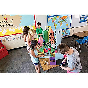 Riverside 3D Construction Paper, Brown, 9" x 12", 50 Sheets