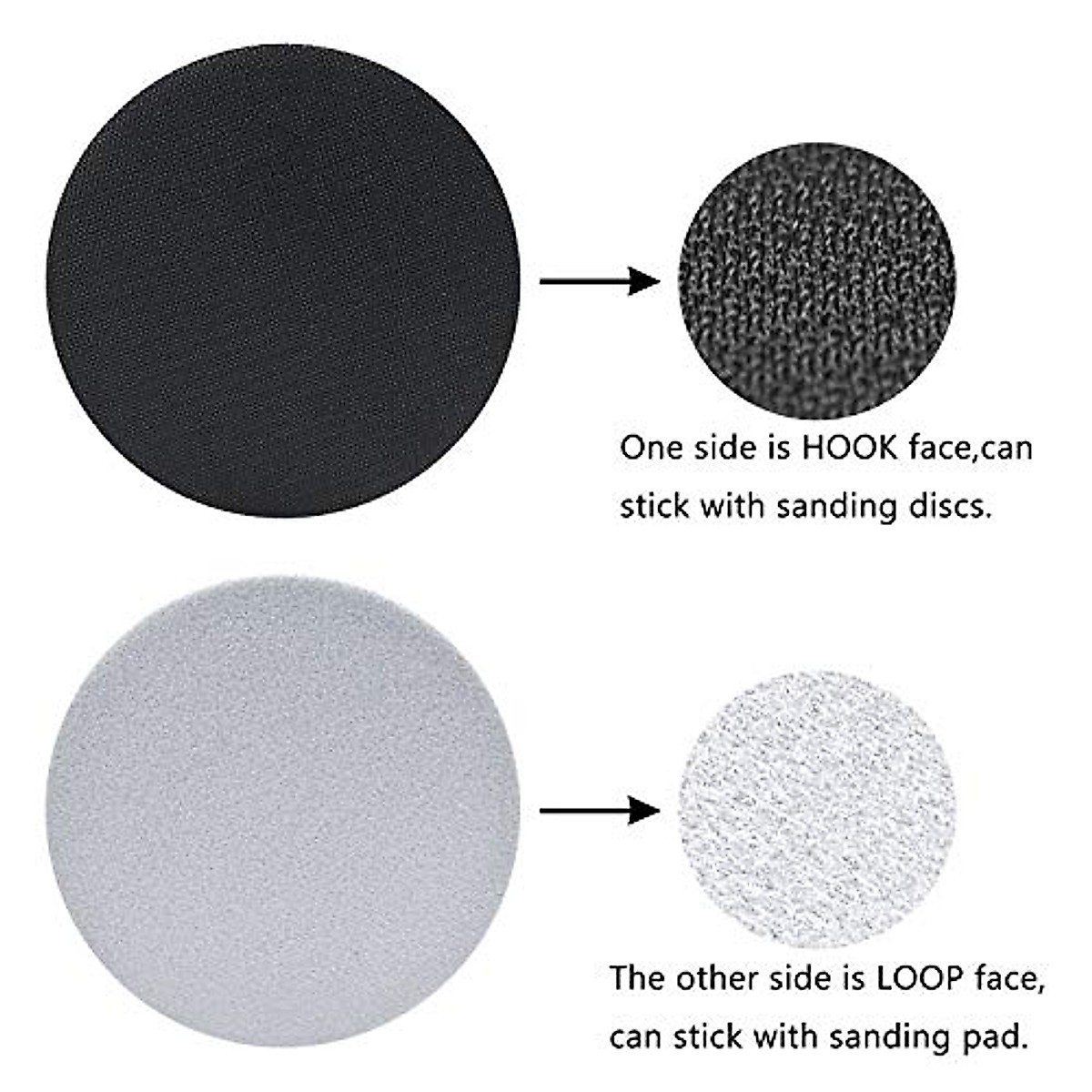 POLIWELL 6 Inch (150mm) Interface Pad Hook and Loop Soft Sponge Cushion Buffing Pads, 2 Pack