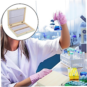 Box Wooden Frame Specimen Box Wooden Wood Microscope Slide Wooden Holder Slide Storage Wooden Holder Microscope Slide Storage Holder Glass Slide slideshow Metal Wood