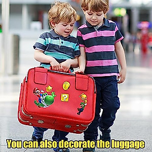 Cartoon Game Wall Decals, Build Scene Wall Stickers Bedroom Playroom Background Wall Decor DIY Removable Waterproof Decals for Wall