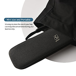 HPRT Hard EVA Storage Case MT800 MT800Q Mobile A4 Thermal Printer, Portable Printer Carry Case, Black Compact and Lightweight, Waterproof and Shock Proof