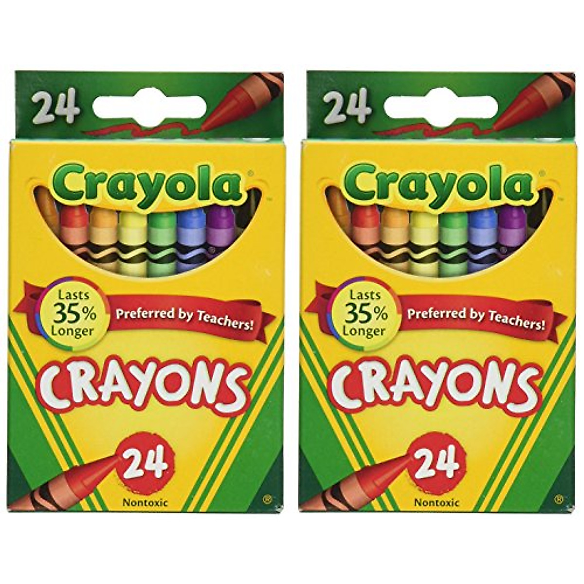 Crayola Crayons 24 Count - 2 Packs (52-3024)