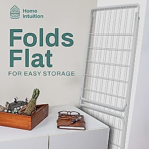 Home Intuition Foldable Clothes Drying Rack Dryer (White)