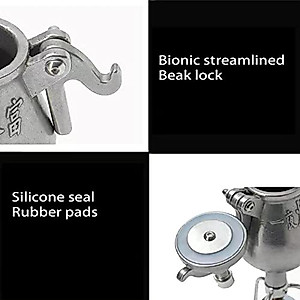 HATALK 2023New Hand Popcorn Machine Home,Mini Hand Cranked Popcorn Machine,304 Stainless Steel Food Grain Amplifier,Retro,Hand Crank, Heating Slow Boost with Pressure Gauge Suitable