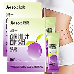 Aultink Slimming in 7 Days-Prune Lotus Leaf Juice, Jiesoo Prune Lotus Leaf Juice Prebiotic Prune Juice Dietary Fiber, Jiesoo Prune Juice Organic Solid Drink (2BOX)