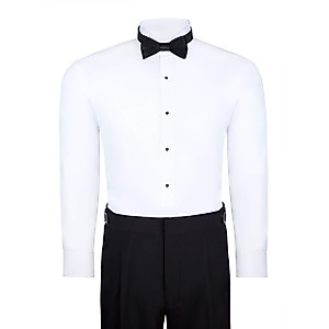 S.H. Churchill & Co. Men's Self-Tie Satin Bow Tie - Faux Silk for Wedding Tuxedo (Black)