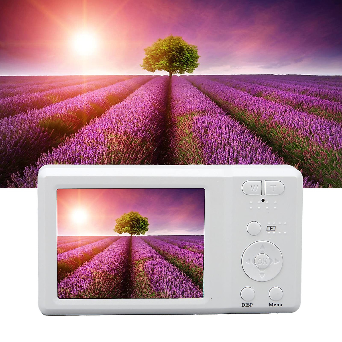 Digital Camera, 56MP 4K Video Camera with 2.7inch 20X Digital Zoom Autofocus, Compact Point Shoot Portable Small Camera with Built in Flash for Teens Students Boys Girls Seniors (Silver)