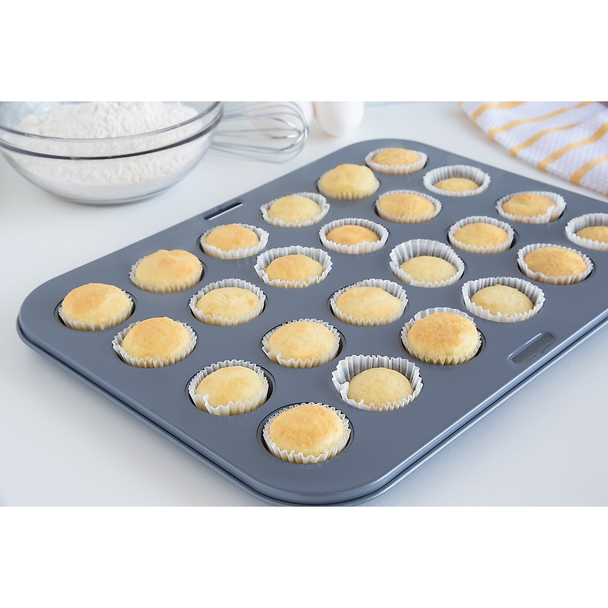 Fox Run Mini Muffin Pan, 24-Cup, Preferred Non-Stick