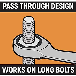 GEARWRENCH 12 Pt. Reversible Ratcheting Combination Wrench, 10mm - 9610N
