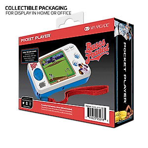 My Arcade Bases Loaded Pocket Player - Collectible Handheld Game Console with 7 Games (DGUNL-3278)