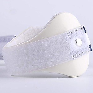 Milisten Elbow immobilizer Brace Golfers Elbow Strap Elbow Brace with pad tendonitis Elbow Strap Elbow Sleeve Brace Adjustable Stand Badminton Men and Women Anti- Device White