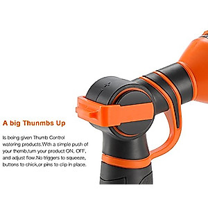 Giraffe Tools Garden Hose Nozzle 9 Pattern Adjustable Sprayer Water Gun for Hose Reel, Car Washing, Dog Washing, Watering