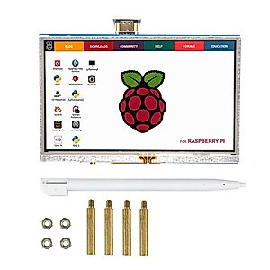 Padarsey 5 inch Touch Screen 800x480 TFT LCD Display HDMI Interface Supports Raspberry Pi 2B 3B 3B+ BB Black, Banana Pi Windows 10 8 7